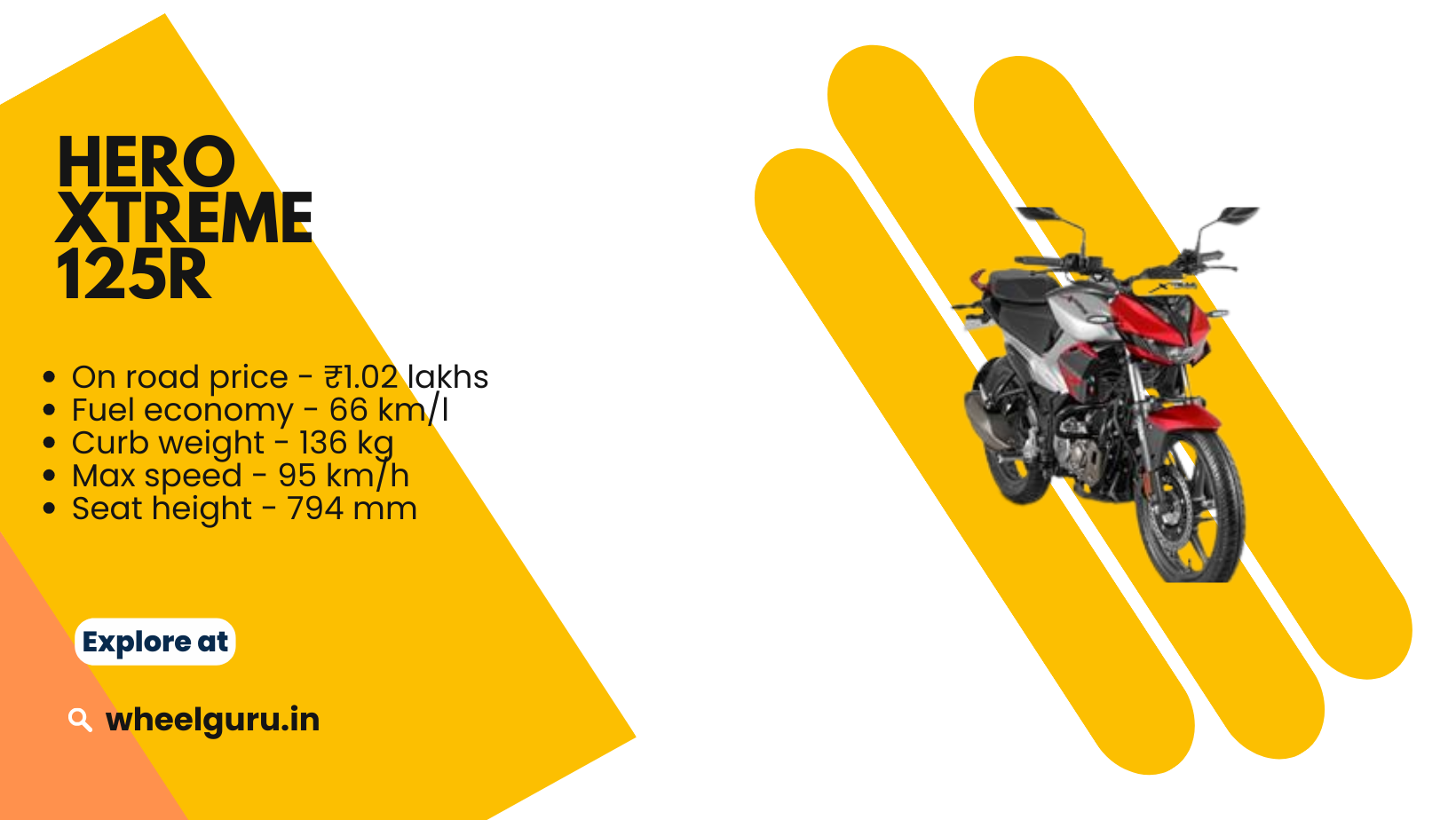 Hero Xtreme 125R Price, Models, Specification, bikeguru
